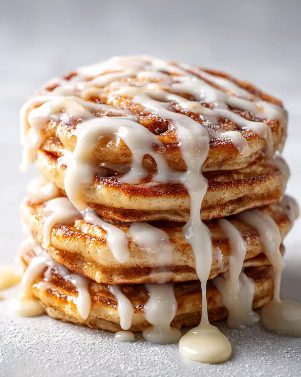 The Ultimate Cinnamon Roll Pancakes: Easy Recipe with Cream Cheese Glaze
