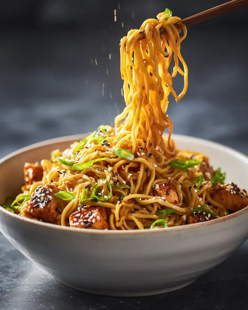 Quick Sesame Chicken Noodles: Easy 20-Minute Dinner