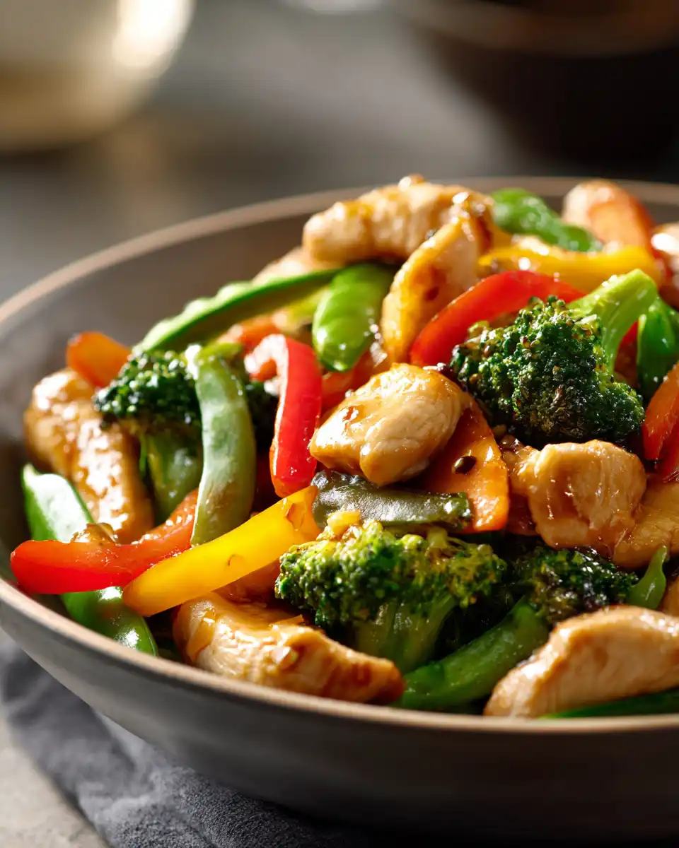 Chicken Stir Fry Recipe (Easy Healthy Chicken and Vegetables in 20 Minutes)