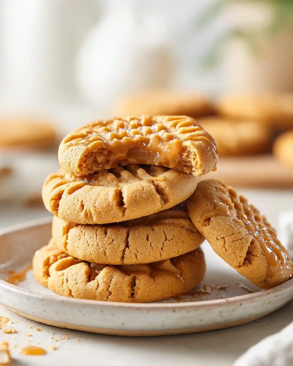 Soft Peanut Butter Cookies Recipe (Easy Classic American Cookies)